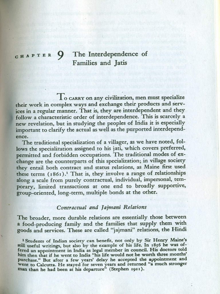 4. Mandelbaum Jajmani | PDF