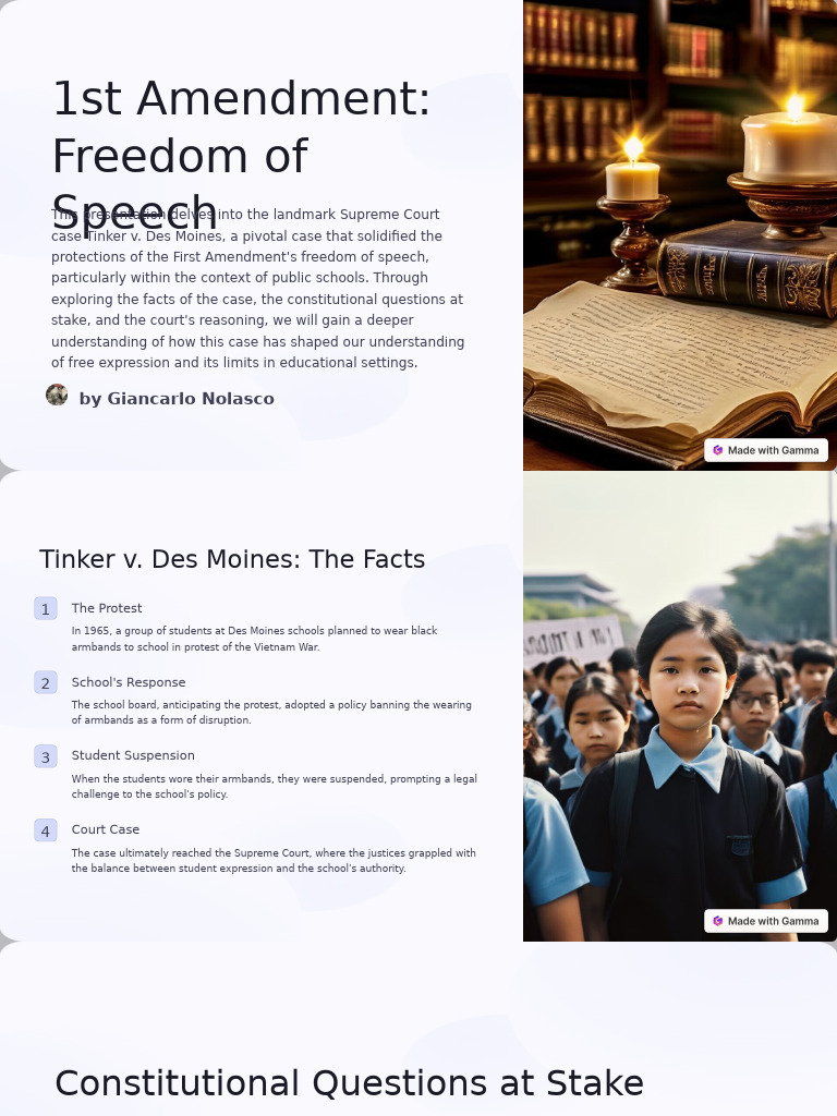 1st Amendment Freedom of Speech | PDF | First Amendment To The United ...
