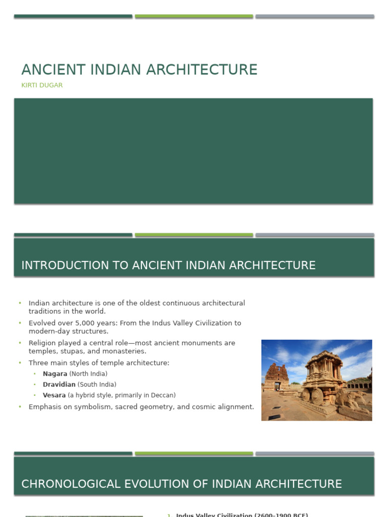 Ancient Indian Architecture K | PDF