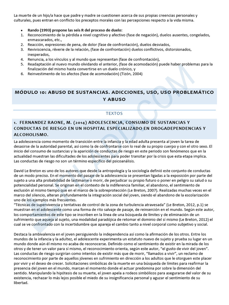 Resumen Mio PiA 129 142 | PDF | Pubertad | Adolescencia