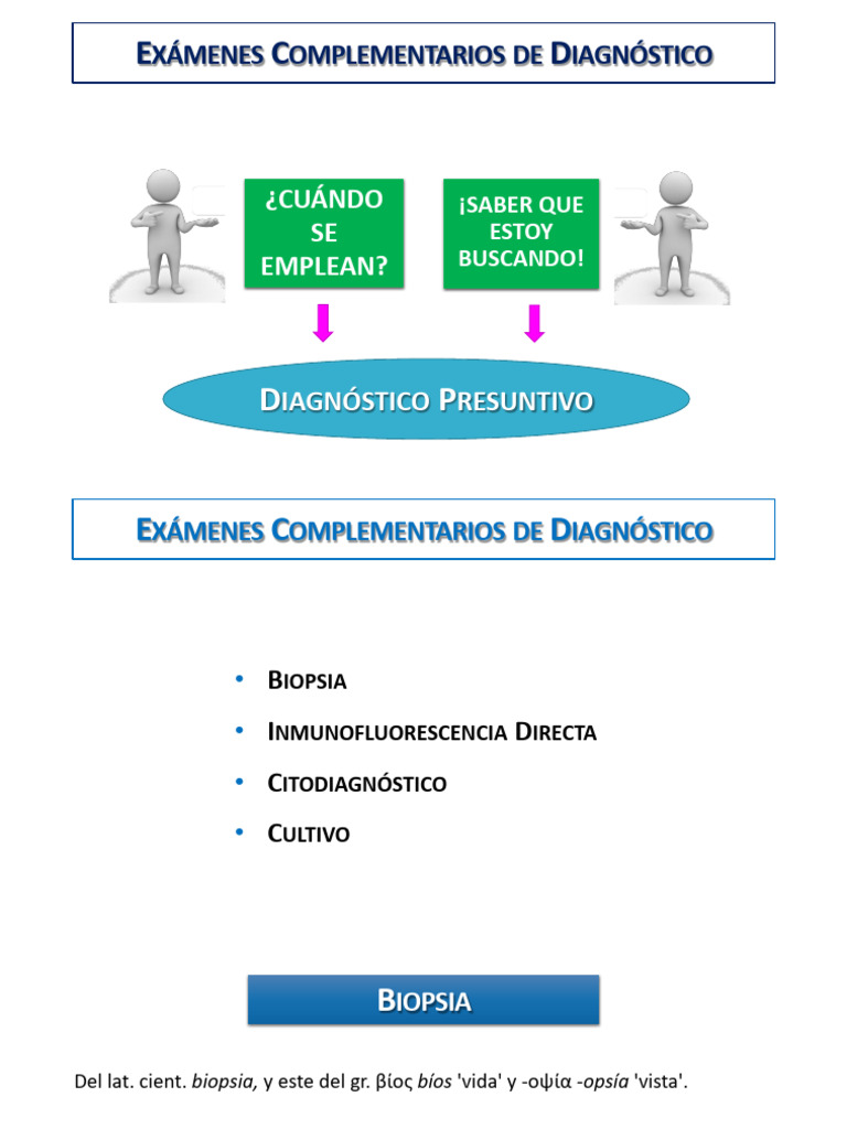 2 - Exámenes Complementarios Diagnóstico 2025 | PDF | Biopsia ...