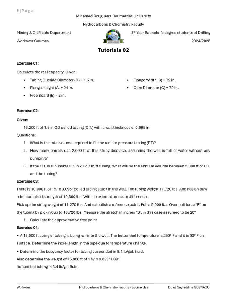 Workover Tutorials 2 | PDF
