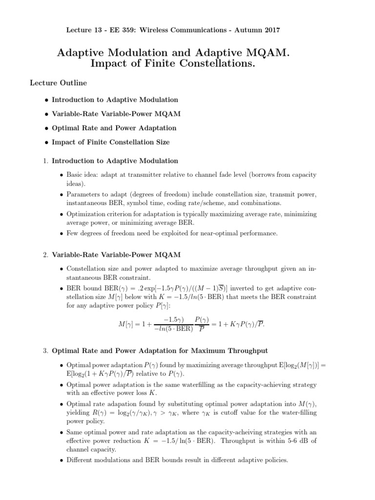 Lecture13 Handout | PDF | Computer Engineering | Applied Mathematics