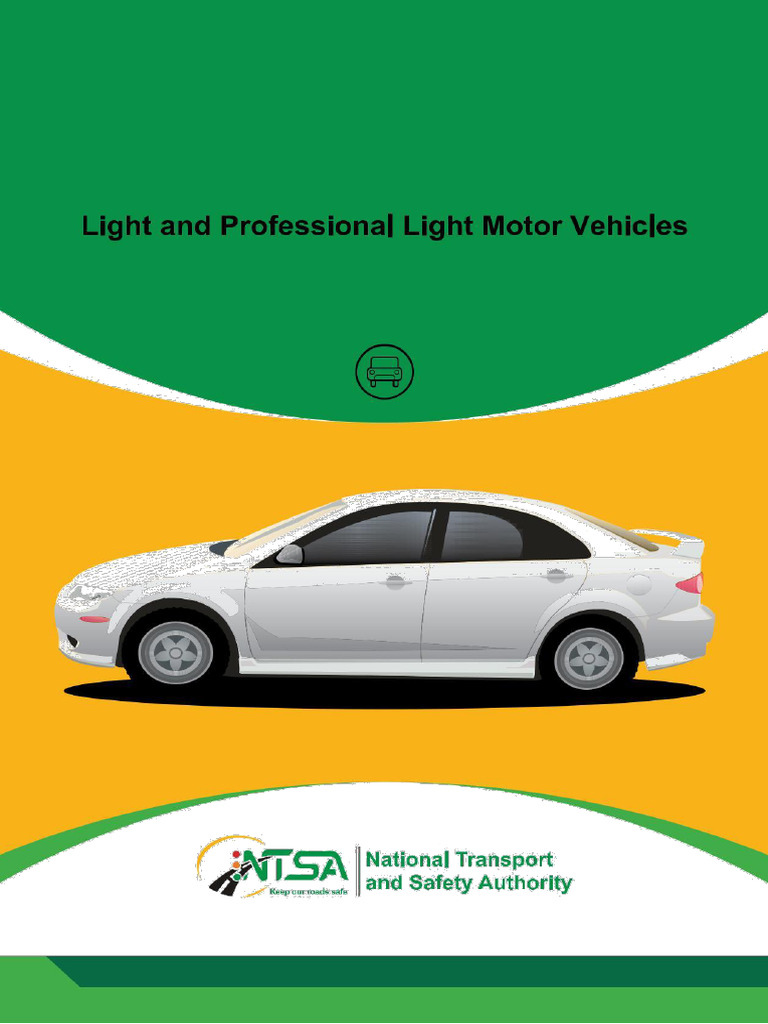 Ntsa Private Light Vehicles Learner's Handbook 2017-With Amendment ...