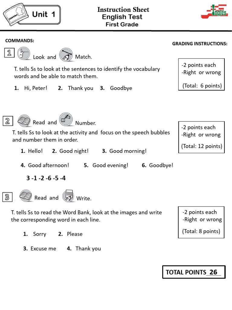 1st. Instruction Sheet u 1 | PDF
