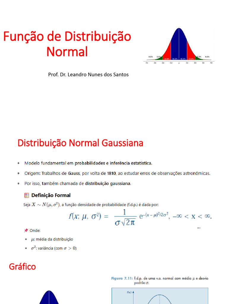 Distribuição Normal: Curva e Exemplos | PDF