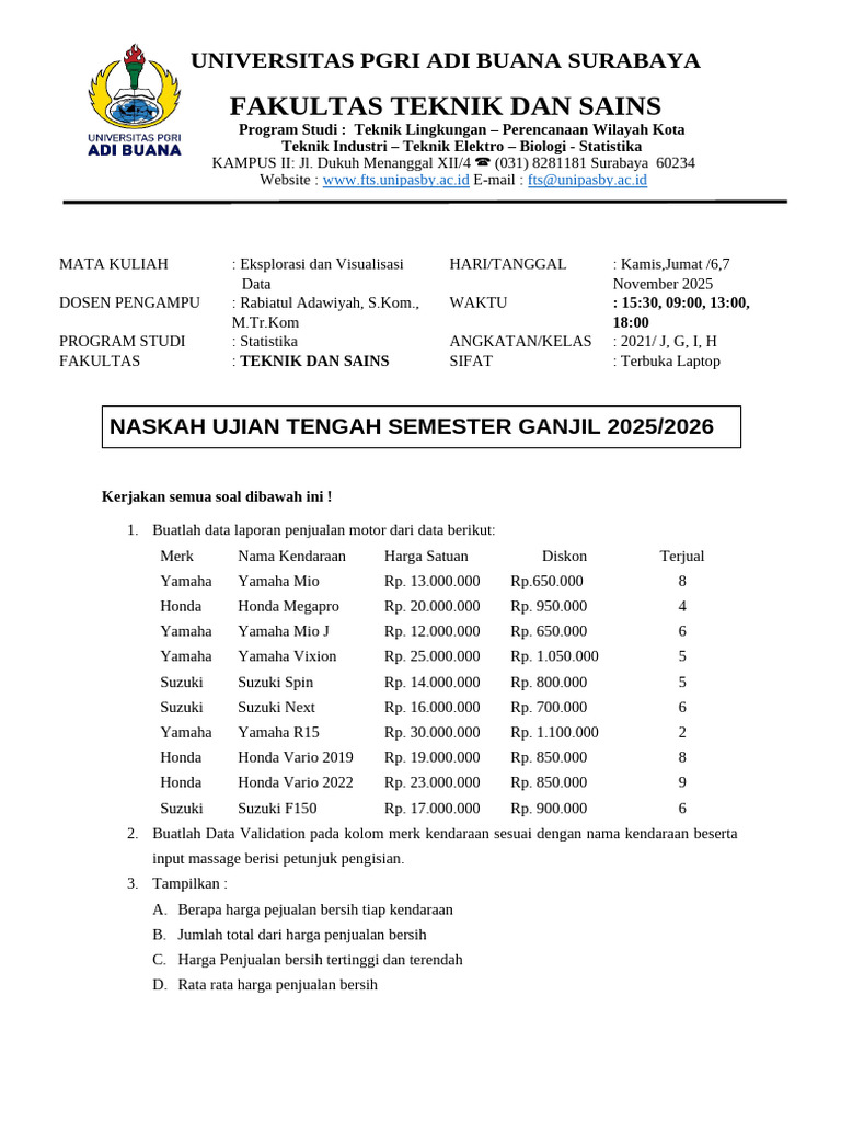 UTS EV_Big data (2) | PDF
