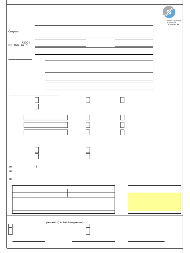 GIRO Tax Payment Application Form | PDF | Tax Deduction | Taxes