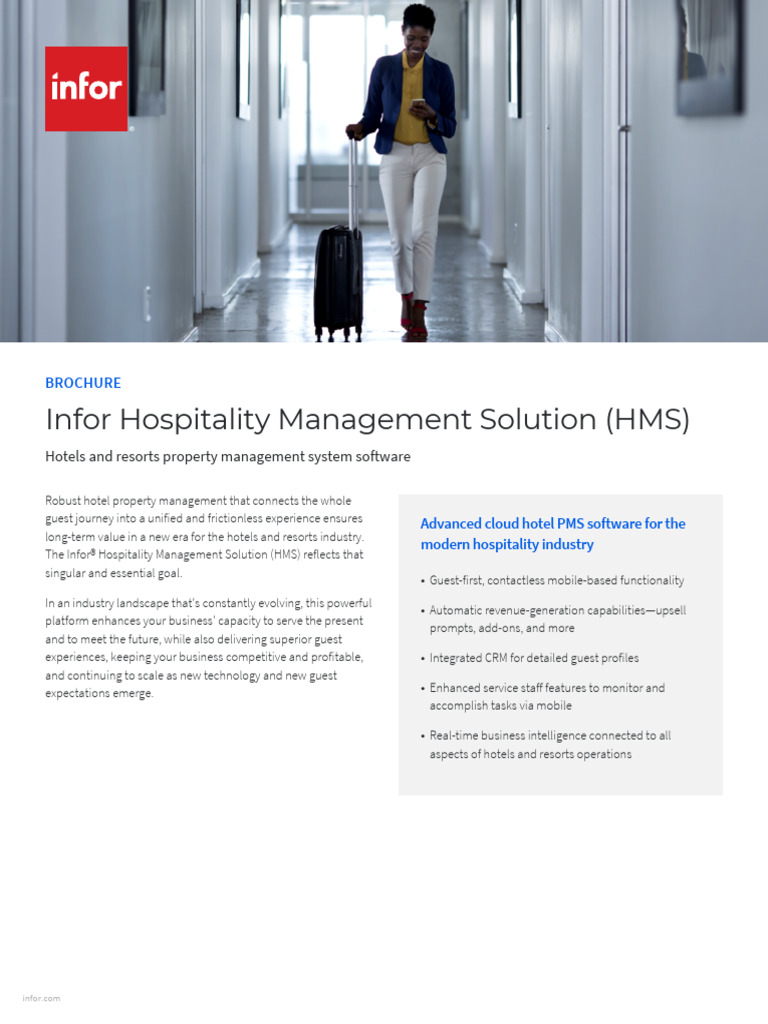 Infor Hospitality Management Solution Overview | PDF | Cloud Computing ...