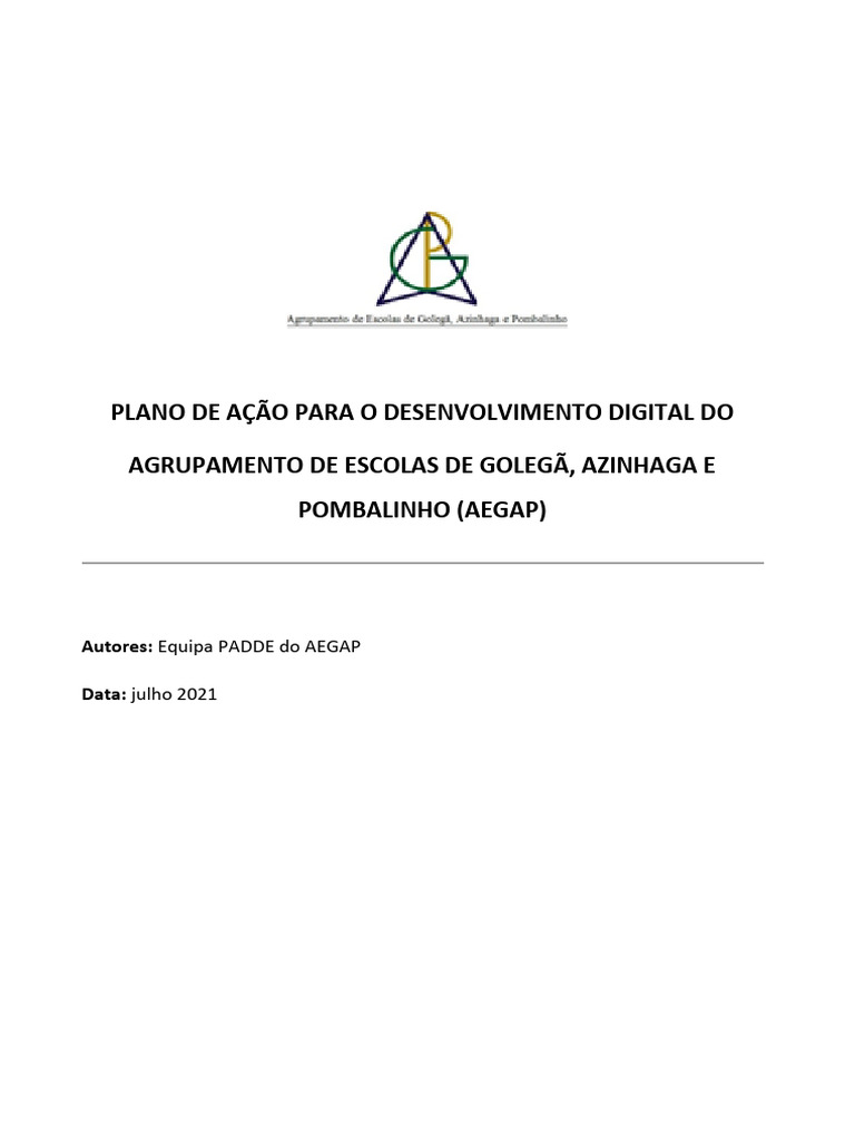 Padde - Aegap 2021 (4909) | PDF | Pedagogia | Tecnologia da Informação ...