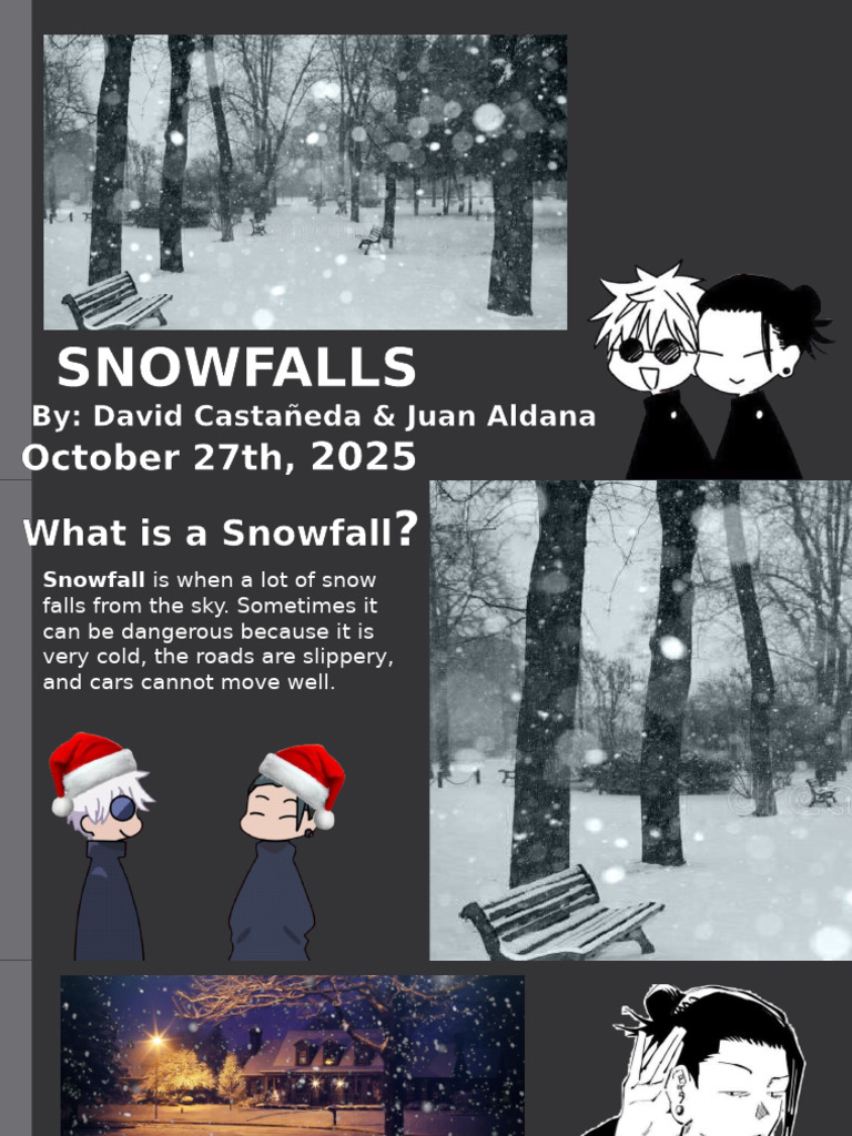 Snowfall Presentation (1) | PDF