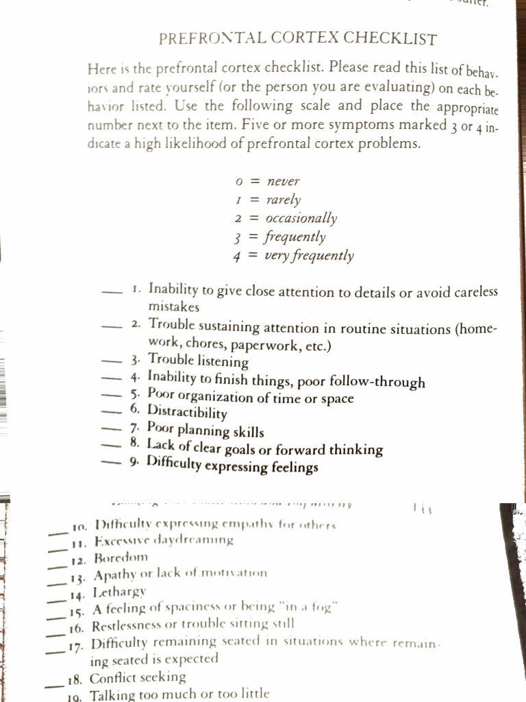 PFC Checklist | PDF