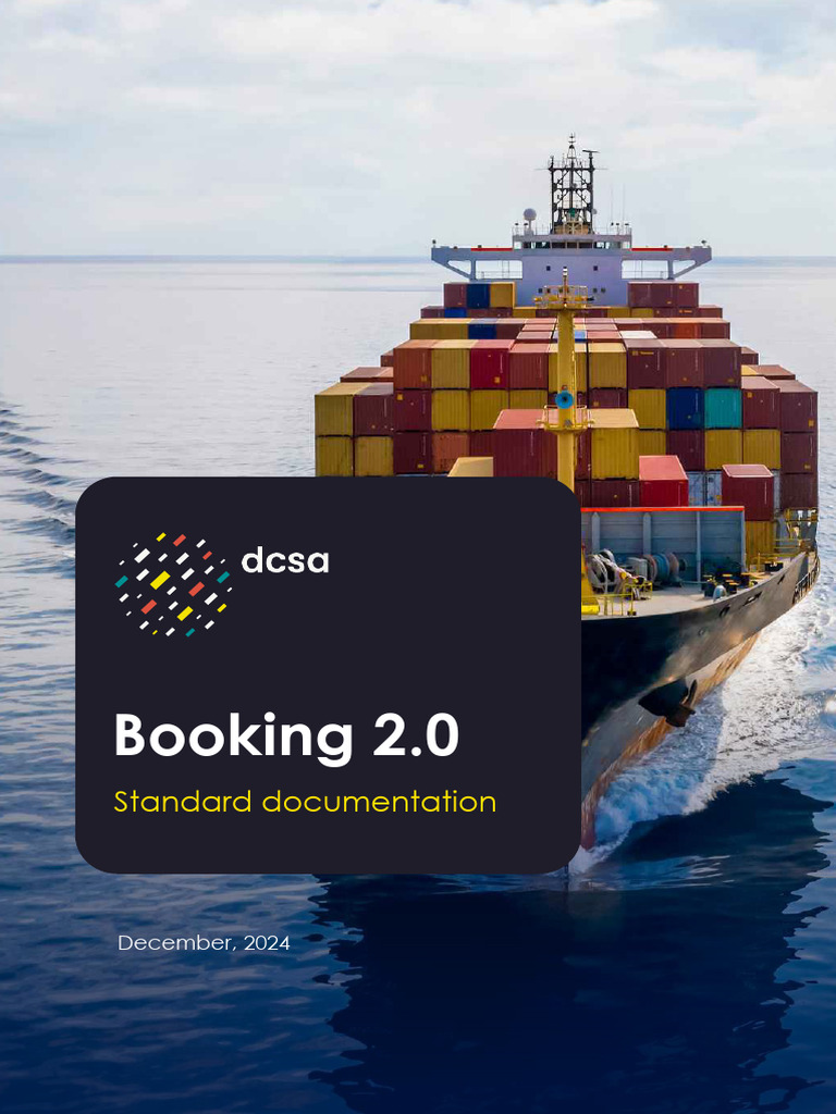 DCSA Booking 2.0 Interface Standards | PDF | Use Case | Bill Of Lading