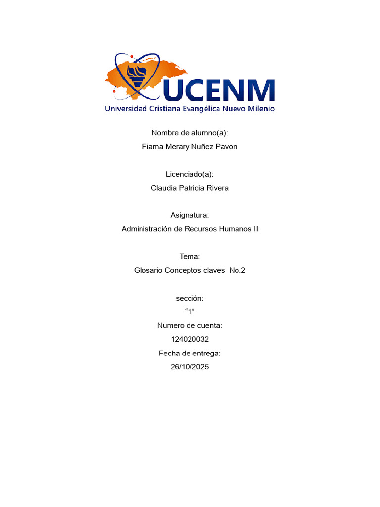 Glosario Conceptos claves No.2 | PDF | Salario | Empleo