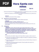 Adoración Al Santísimo Para Niños Pdf Eucaristía Oración