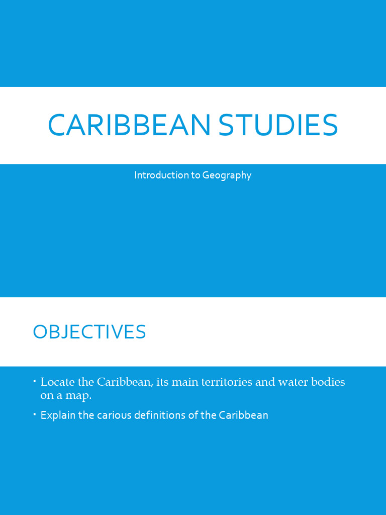 Geography of the Caribbean | PDF | Caribbean | Geography