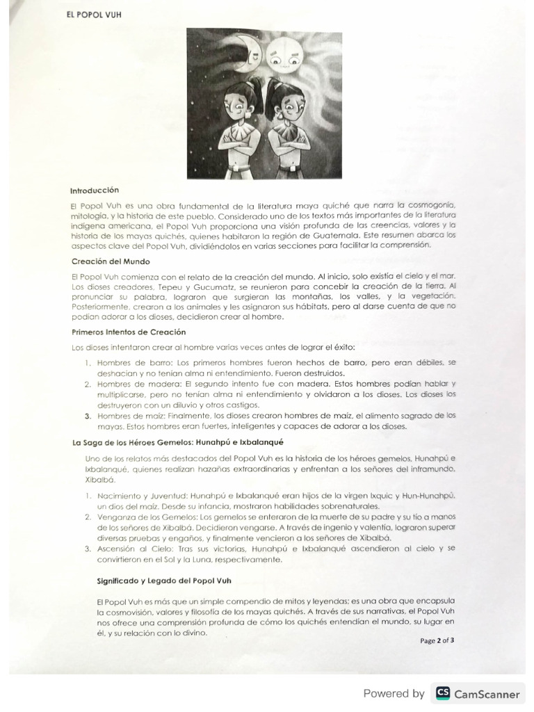 El Popol Vuh | PDF