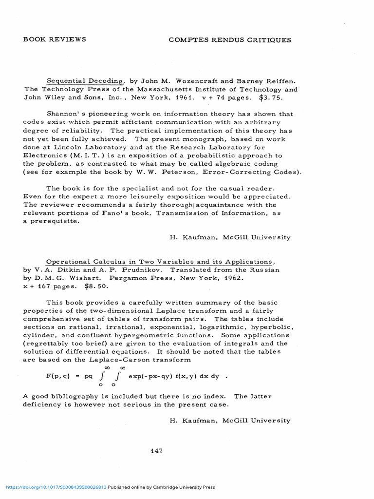sequential-decoding-by-john-m-wozencraft-and-barney-reiffen-the-technology-press-of-the ...