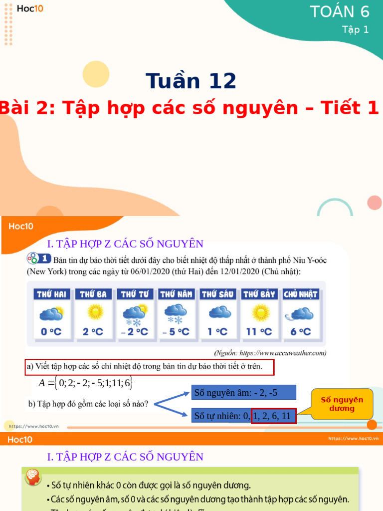 1643007628_1637896176_Tuan_12-_Bai_2_-_Tap_hop_cac_so_nguyen_-_Tiet_1 | PDF