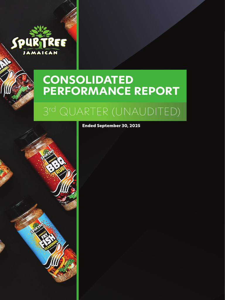 SPUR Q3 PerformanceReport2025 Unaudited | PDF | Balance Sheet ...