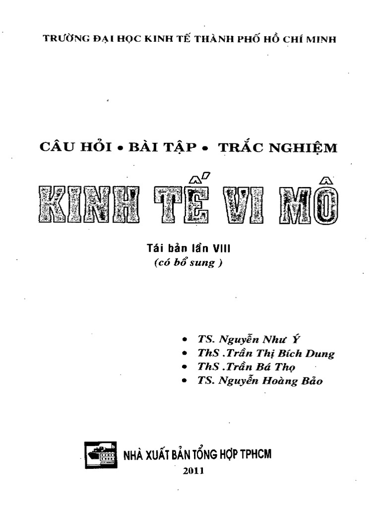 Btap Kte Vi Mô Ueh | PDF