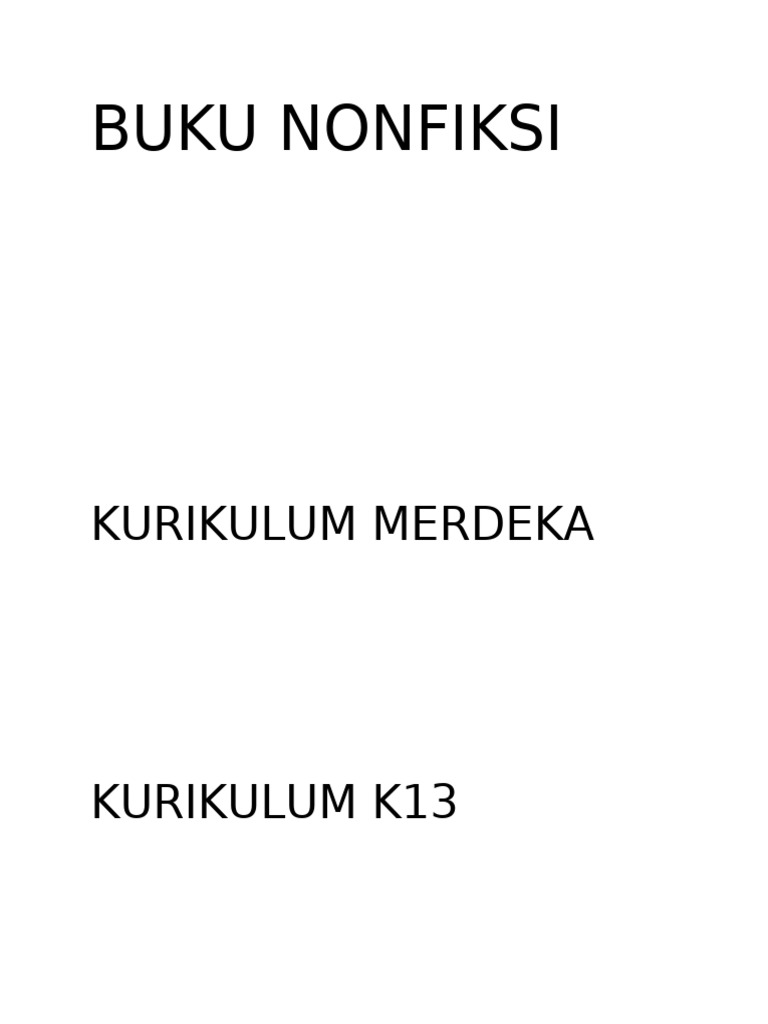 LIST BUKU | PDF