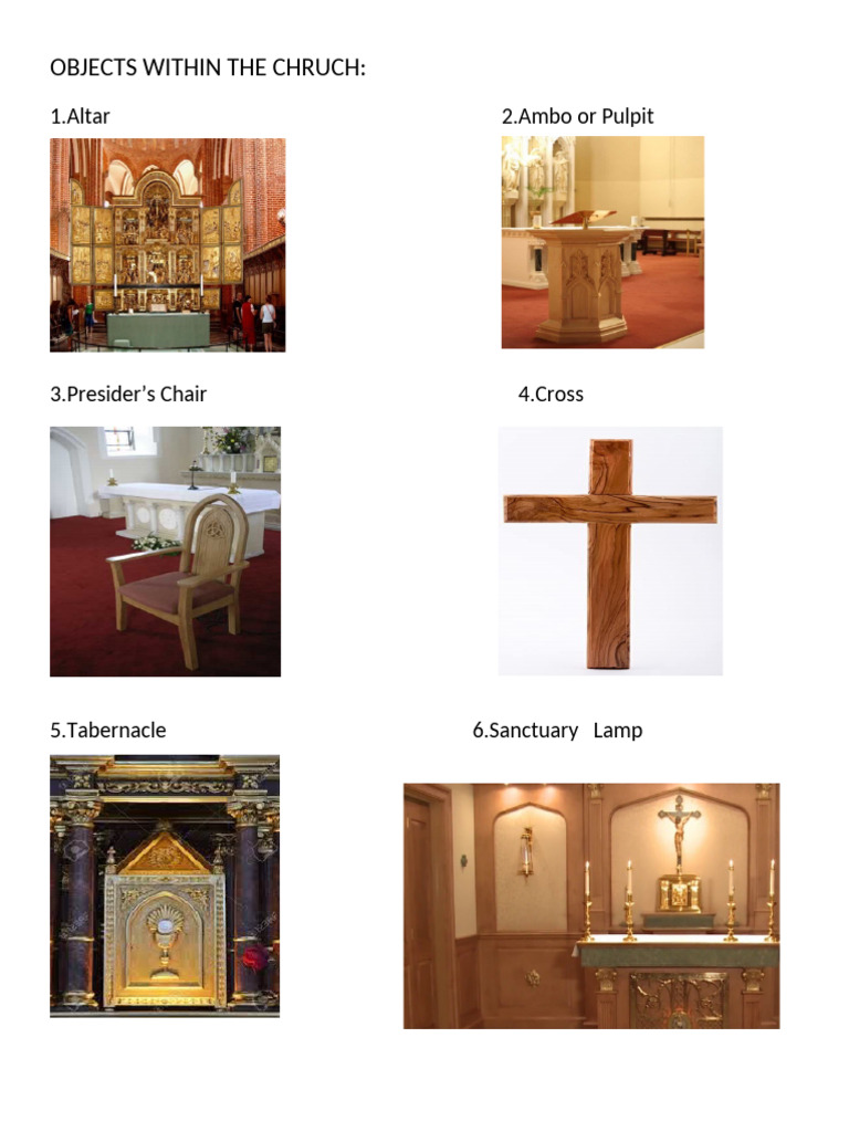 Key Objects in Church Worship | PDF
