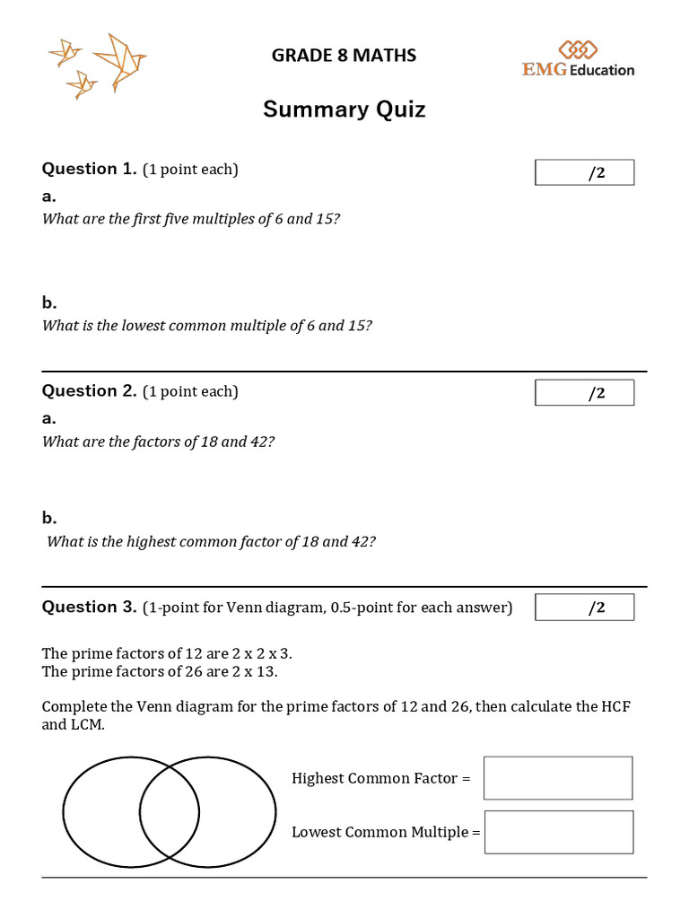 Venn Diagrams Summary WS | PDF