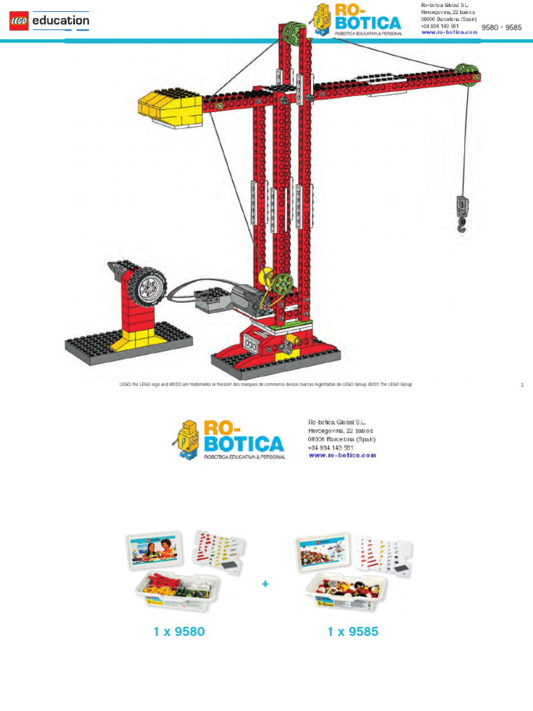 LEGO WEDO : Trademarks et Produits | PDF