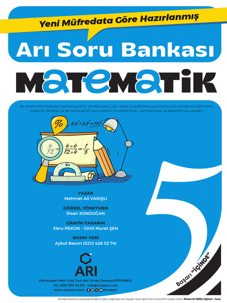Sinif Matematik Ari Soru Bankasi | PDF