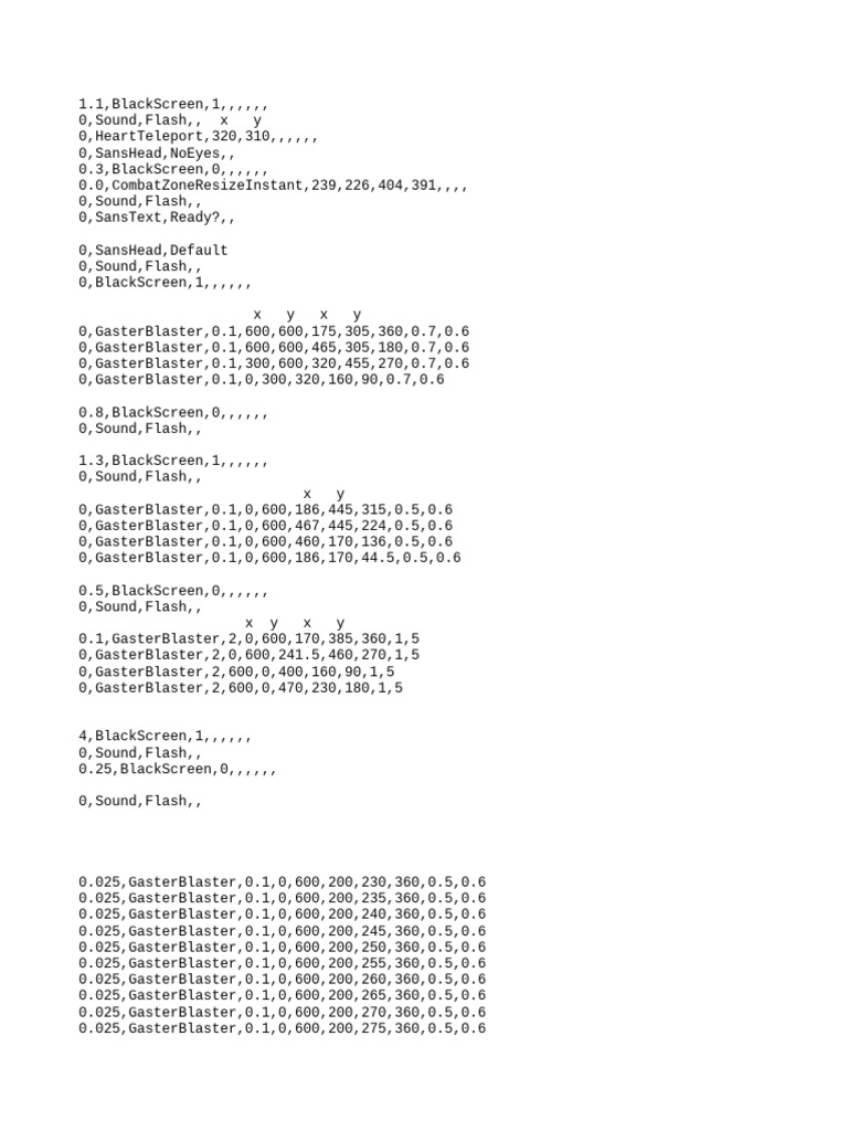 Sans Attack 2 Lol - Copy | PDF