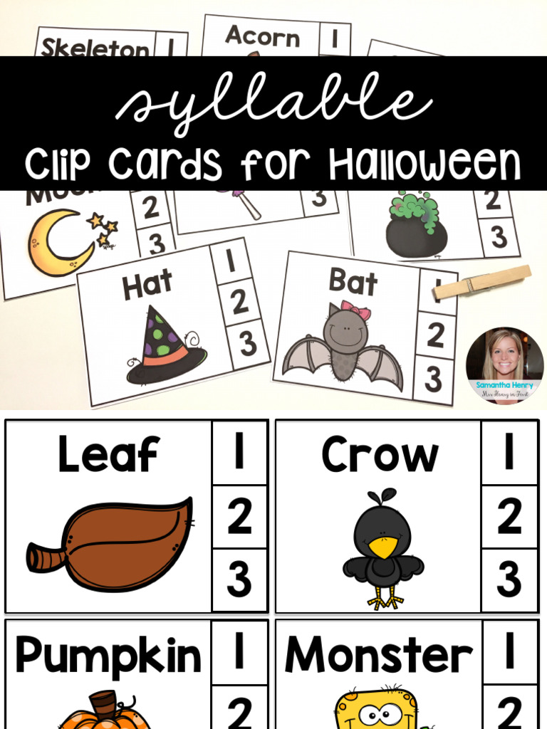 HalloweenClipCardsFREEBIE 1 | PDF