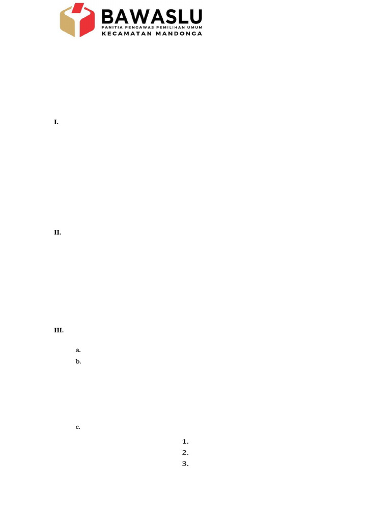 FORM a Pengawasan Pungut Hitung Kel. Mandonga - 27112024 | PDF