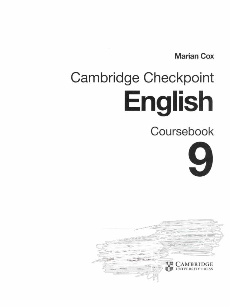 Cambridge Checkpoint English Coursebook 9 Cambridge International ...