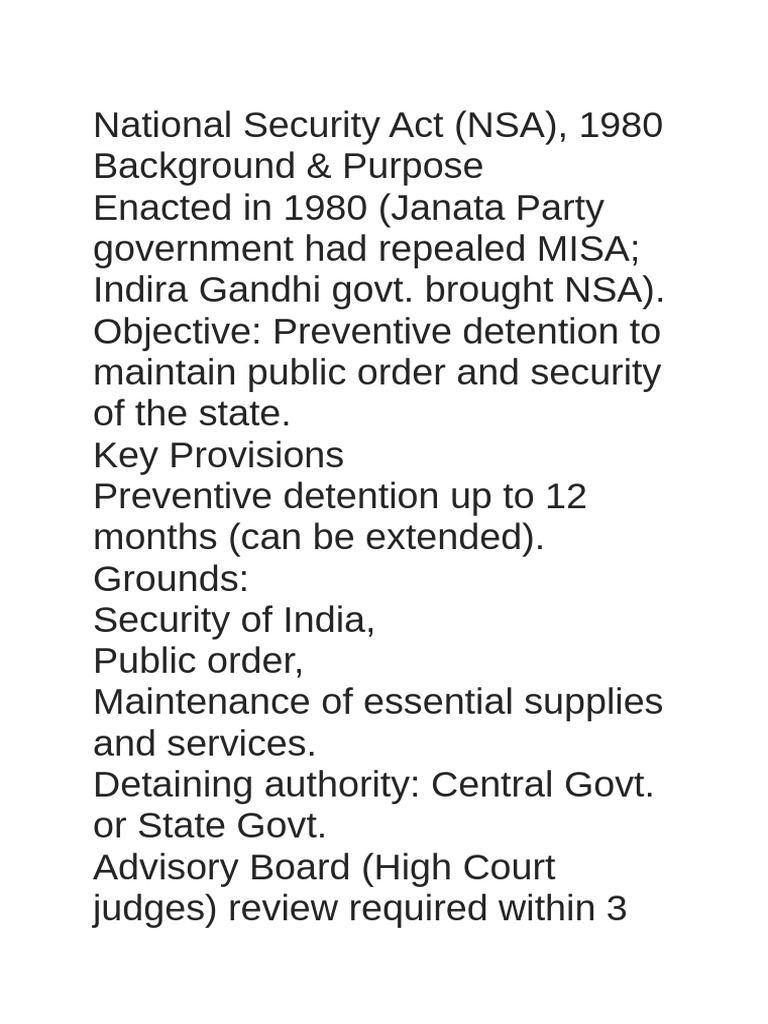 Preventive Detention | PDF | Justice | Crime & Violence