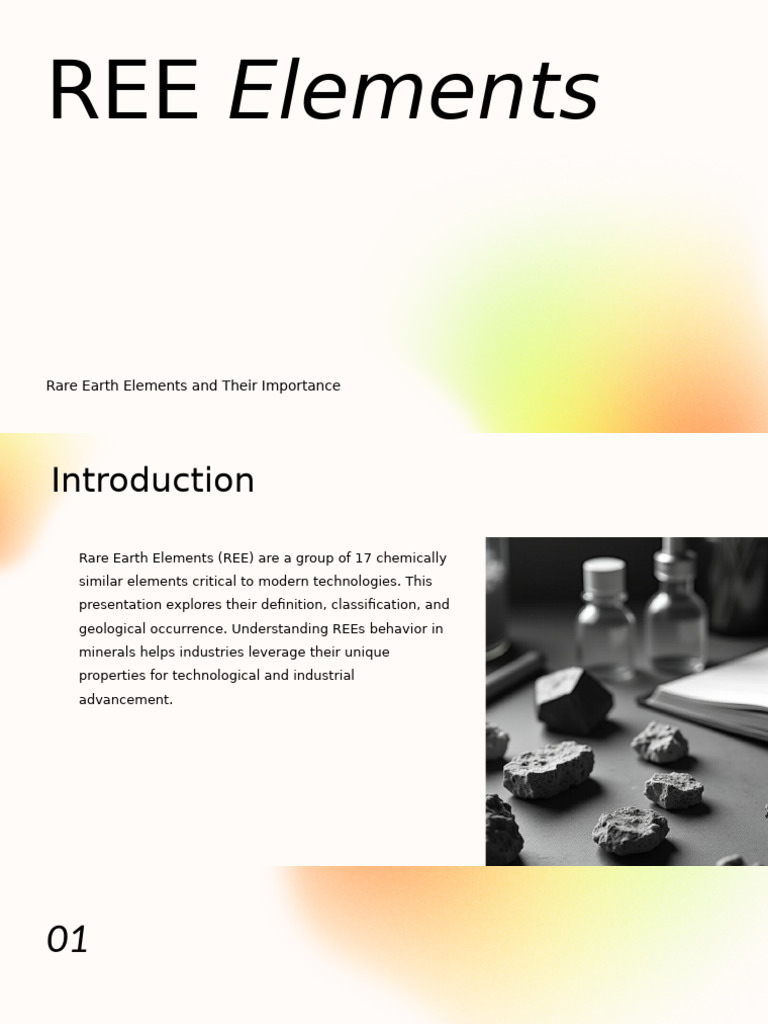 REE Elements | PDF | Chemical Elements | Minerals