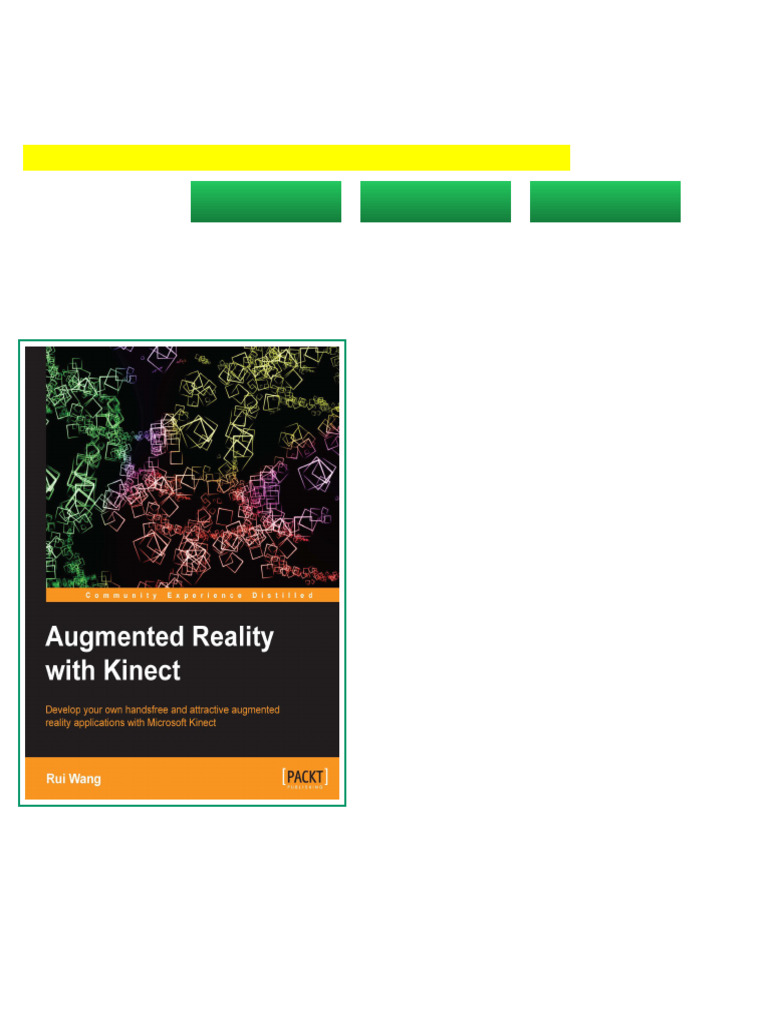 Augmented Reality With Kinect Digital Download | PDF