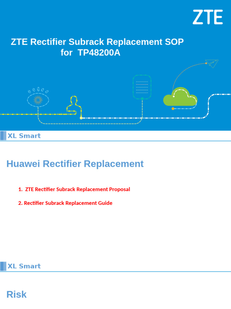 ZTE Rectifier Subrack Replacement Guide | PDF | Rectifier | Computer ...