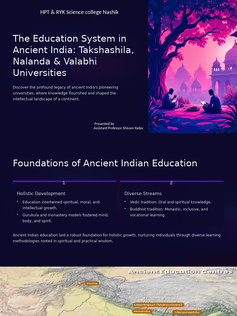 The Education System in Ancient India Takshashila Nalanda and Valabhi ...