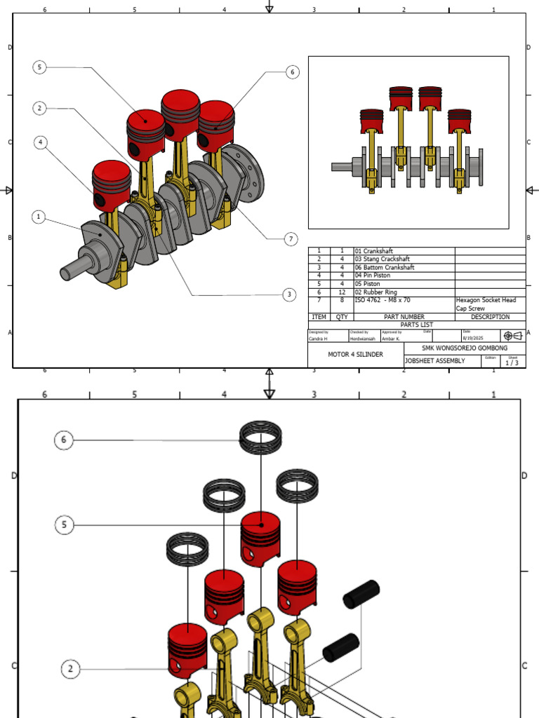Motor 4 Silinder Rev | PDF | Mechanical Engineering | Machines