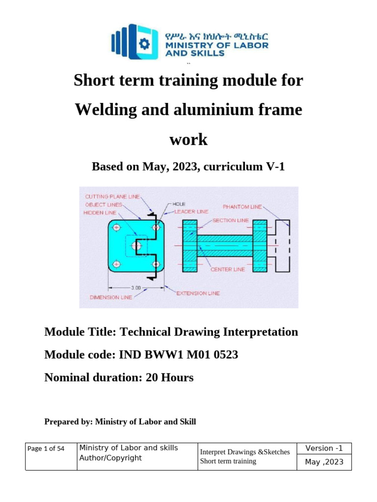Technical Drawing Interpretation Training | PDF | Technical Drawing ...
