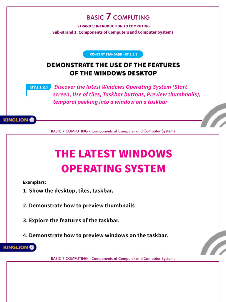 Window OS BASIC 7 | PDF