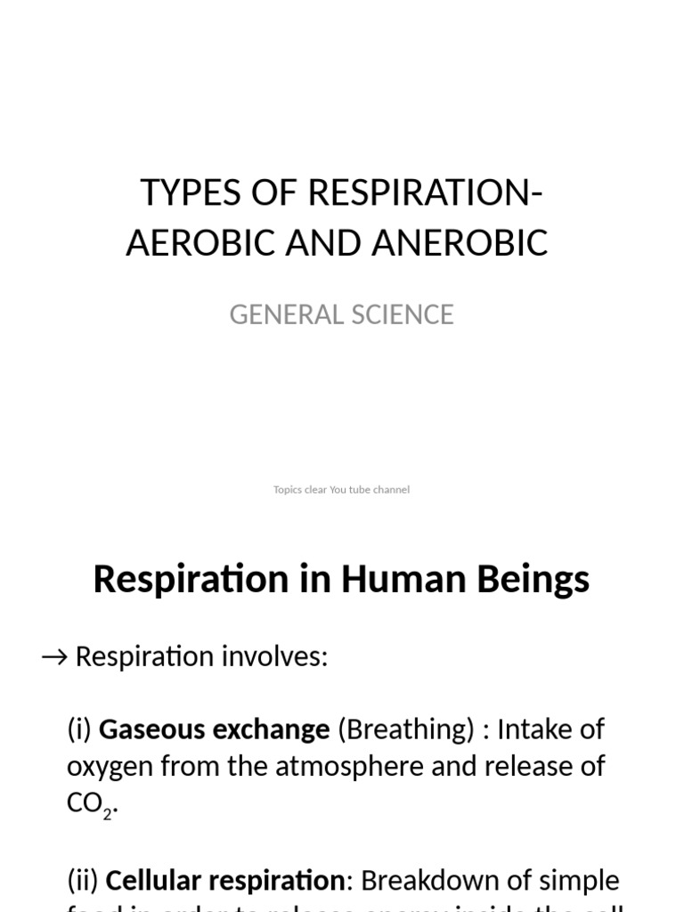 Aerobic vs Anaerobic Respiration Explained | PDF | Cellular Respiration ...