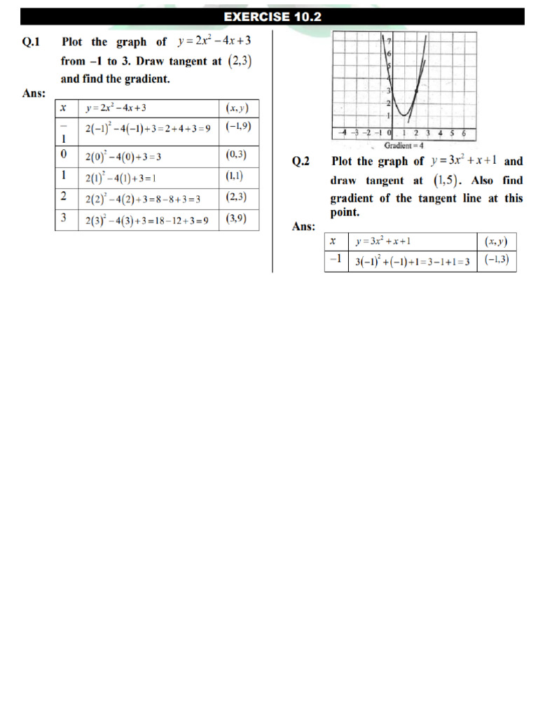 9th Math Notes 10.2 | PDF