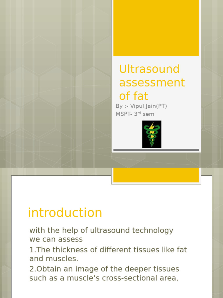 Ultrasound Assessment of Fat | PDF | Adipose Tissue | Anthropometry