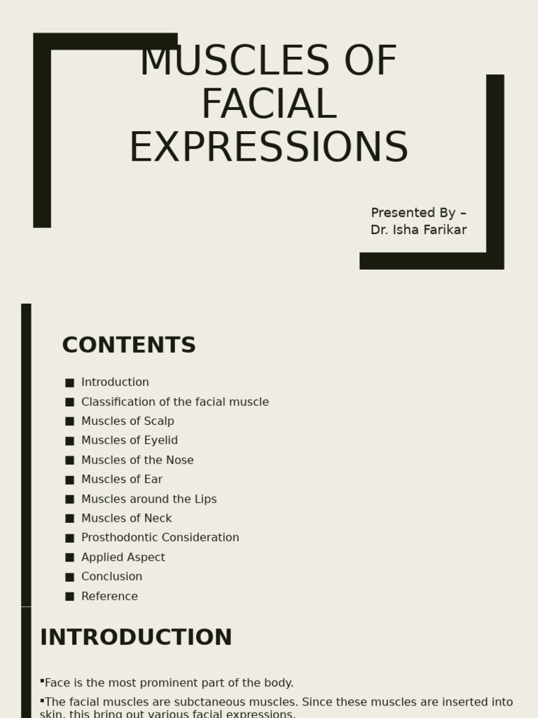 Muscles of Facial Expression | PDF | Human Nose | Lip