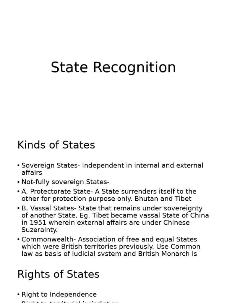 State Recognition | PDF
