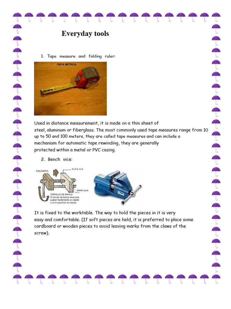 Essential Everyday Tools Guide | PDF | Tools | Metalworking