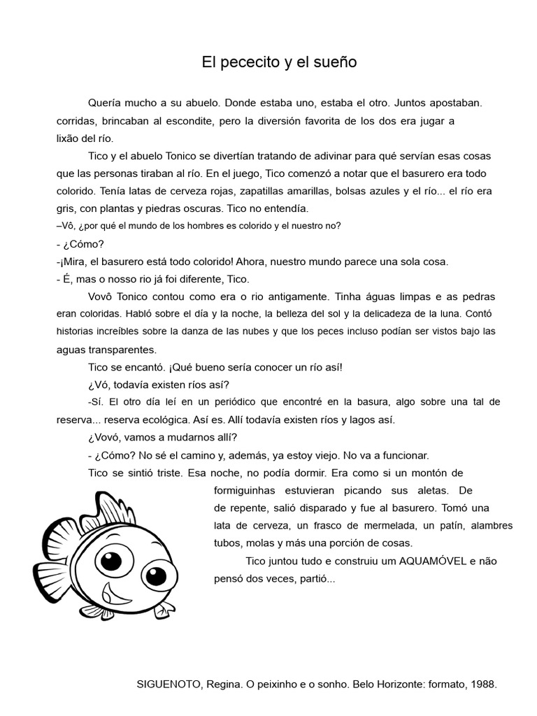 El Pececito y El Sueño | PDF