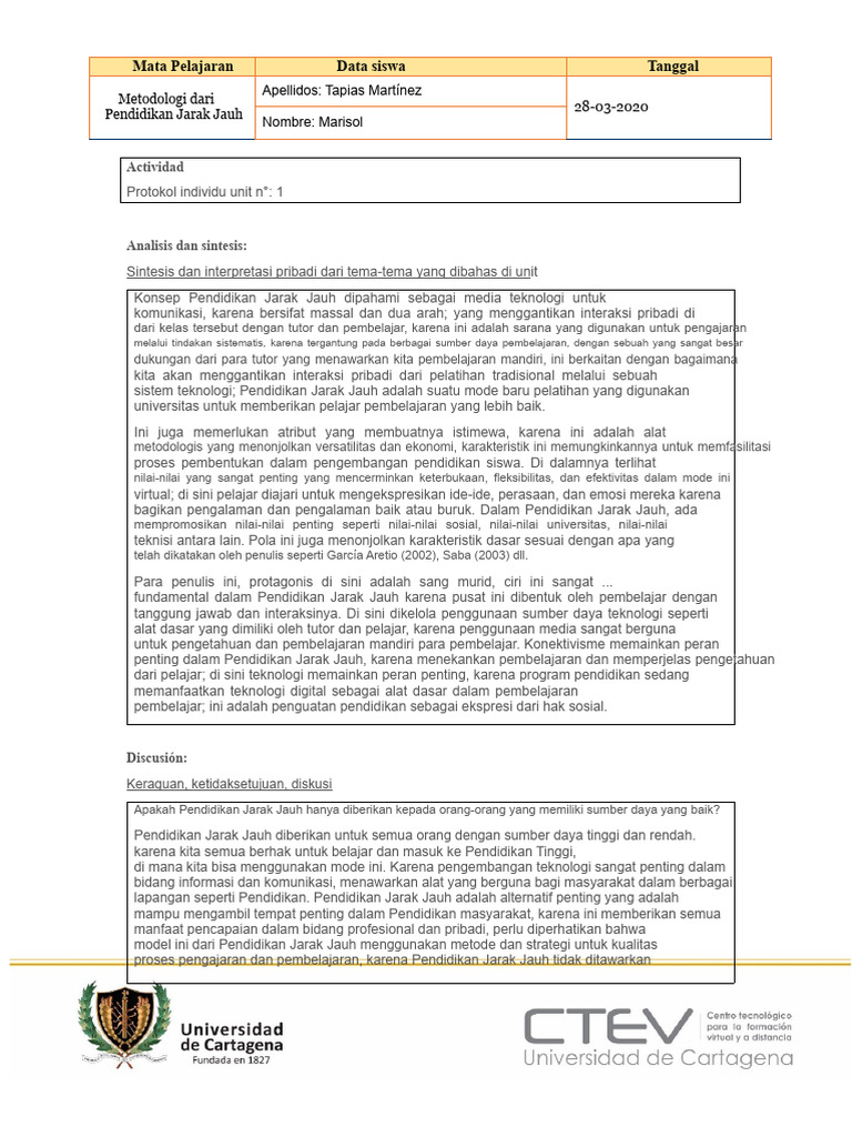Template Protokol Individu (1) MEAD | PDF